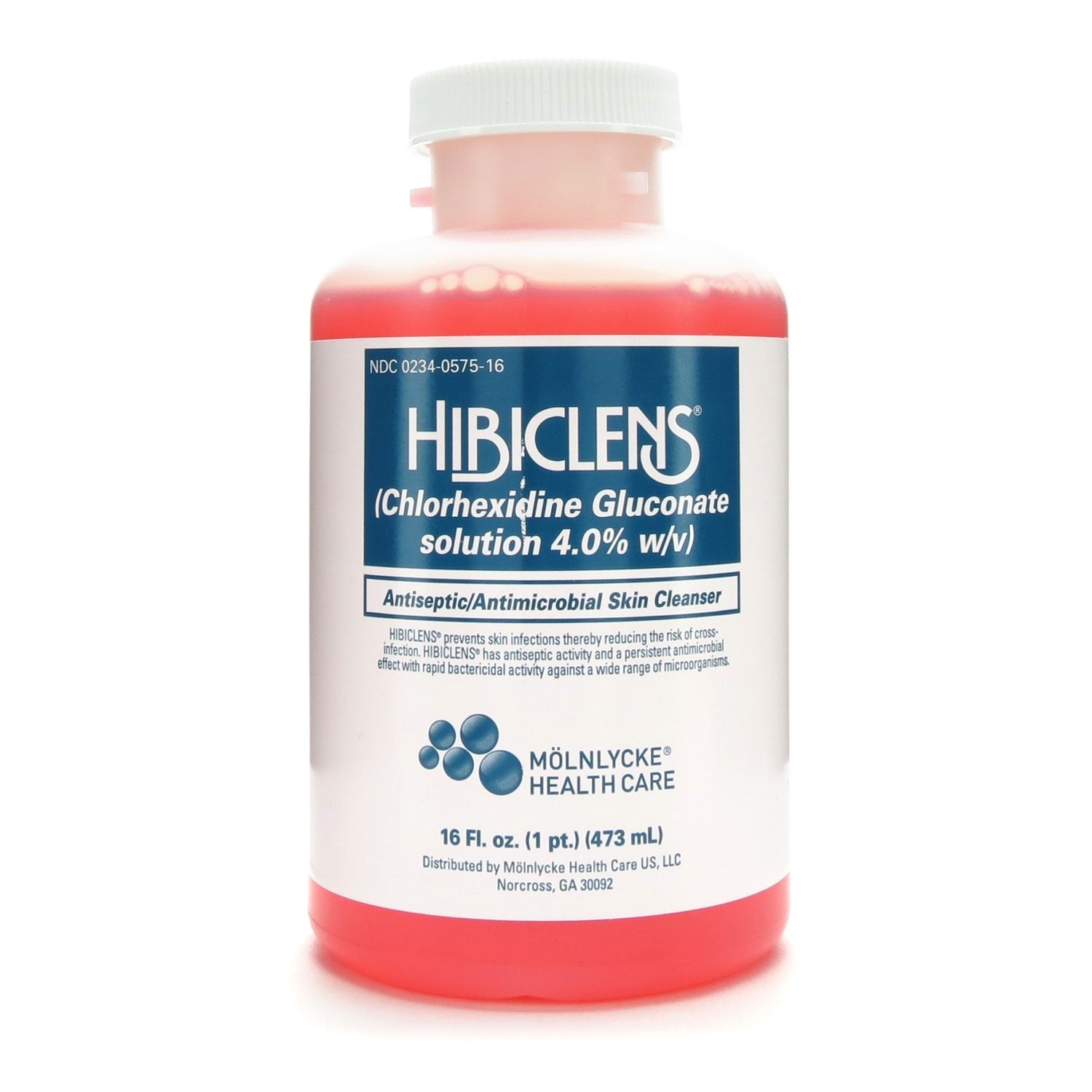 Hibiclens Antiseptic Skin Cleanser CHG 4%, 16 oz | McGuff
