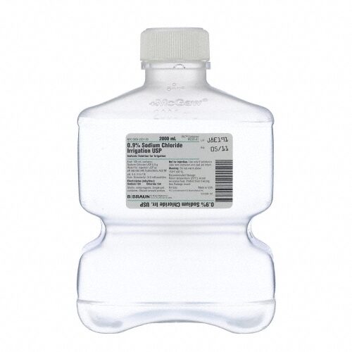 0.9% Sodium Chloride Irrigation USP, PIC, Case | McGuff