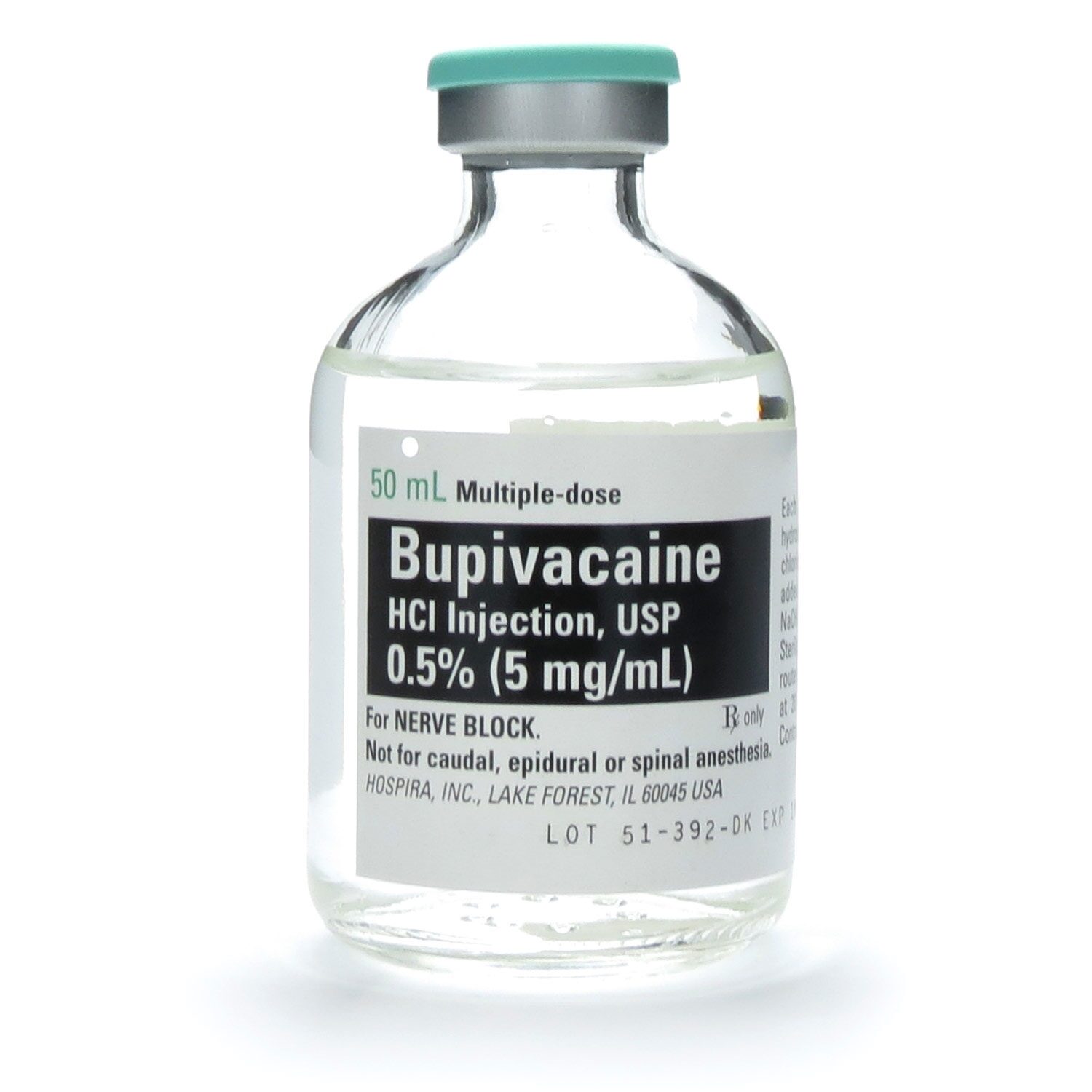 0.25% Bupivacaine HCl Injection 2.5 mg/mL, Multiple Dose Vial 50 mL ...