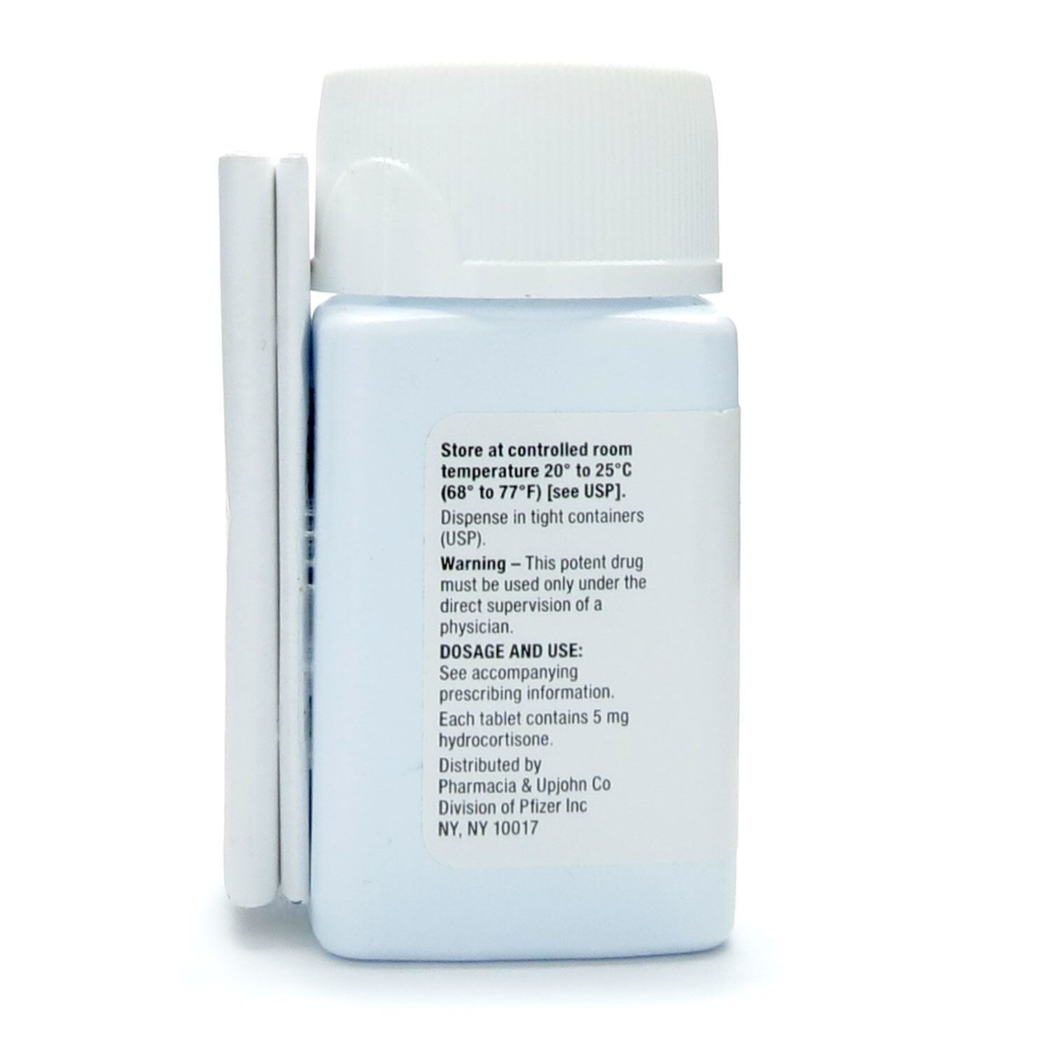 Cortef®, 5mg, White, Scored, 50 Tablets/Box | McGuff