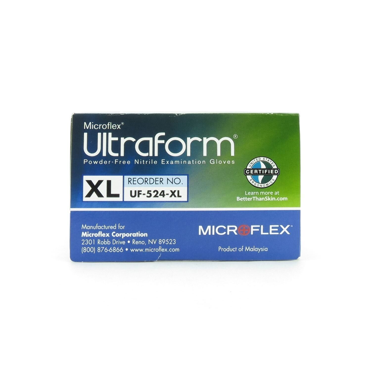 Gloves, Nitrile, Ultraform, Powder-free, Blue 300/Box | McGuff