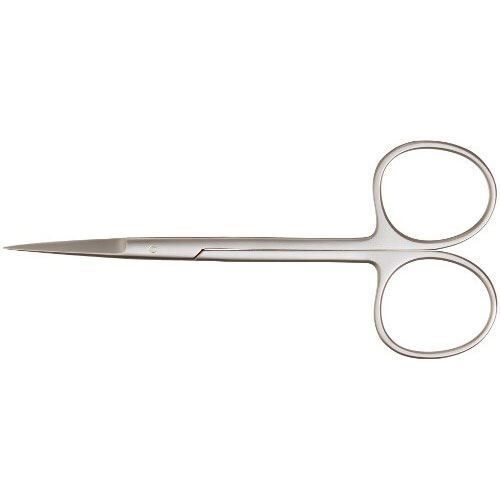 Scissors, Iris Straight 4 1/2", Stainless Steel, Each | McGuff