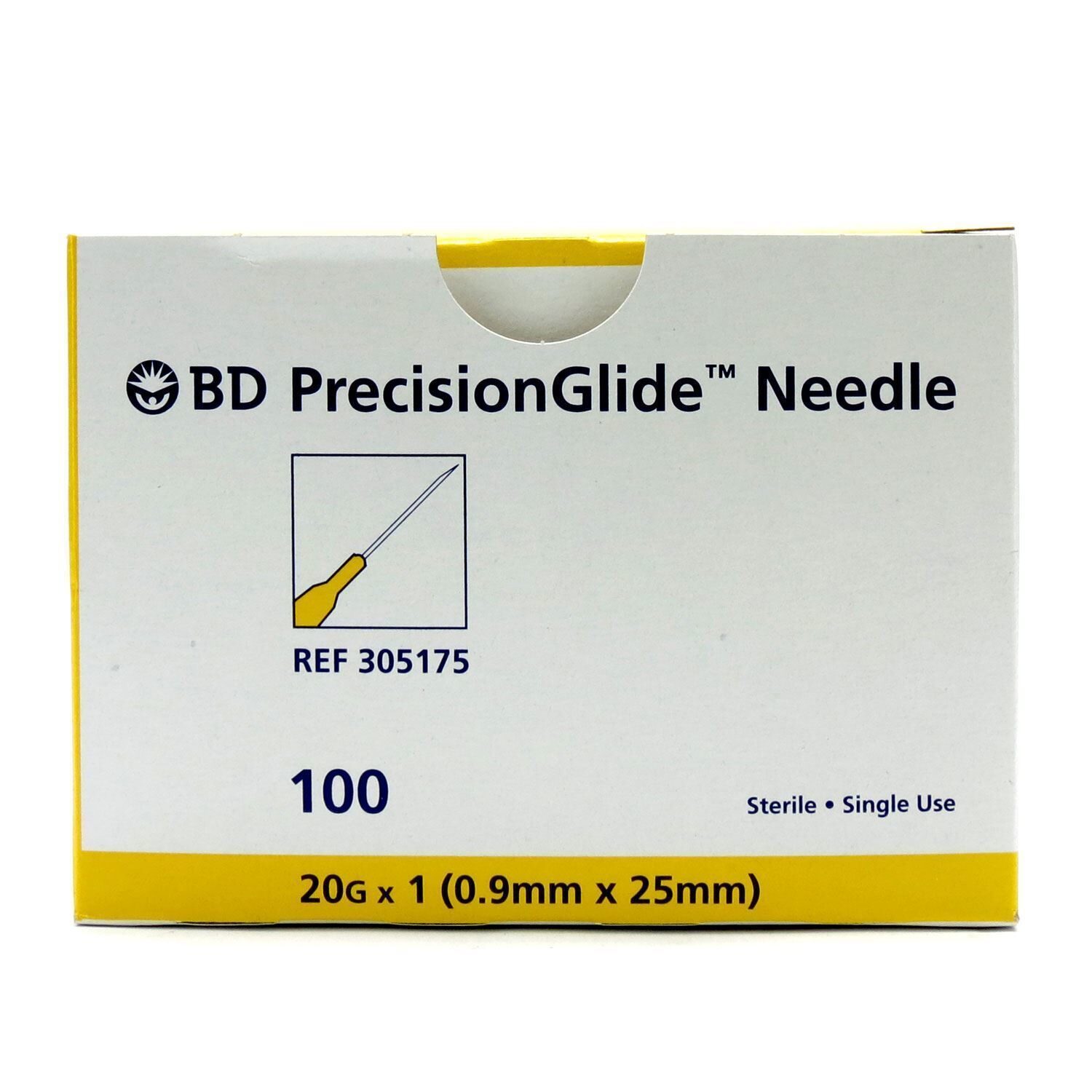 Disposable Needle, BD PrecisionGlide™ Regular Bevel, Sterile, Box | McGuff