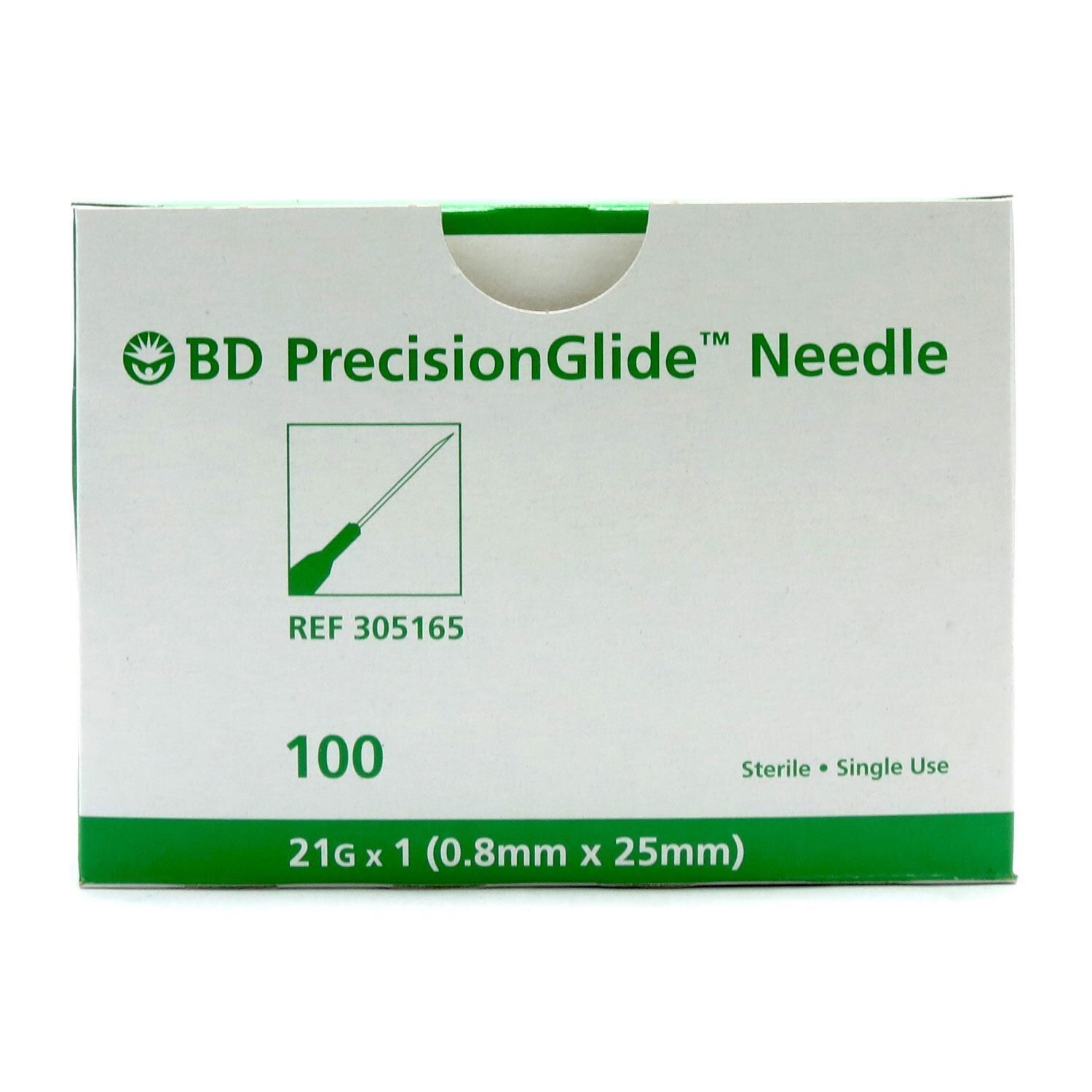 Disposable Needle, BD PrecisionGlide™ Regular Bevel, Sterile, Box | McGuff