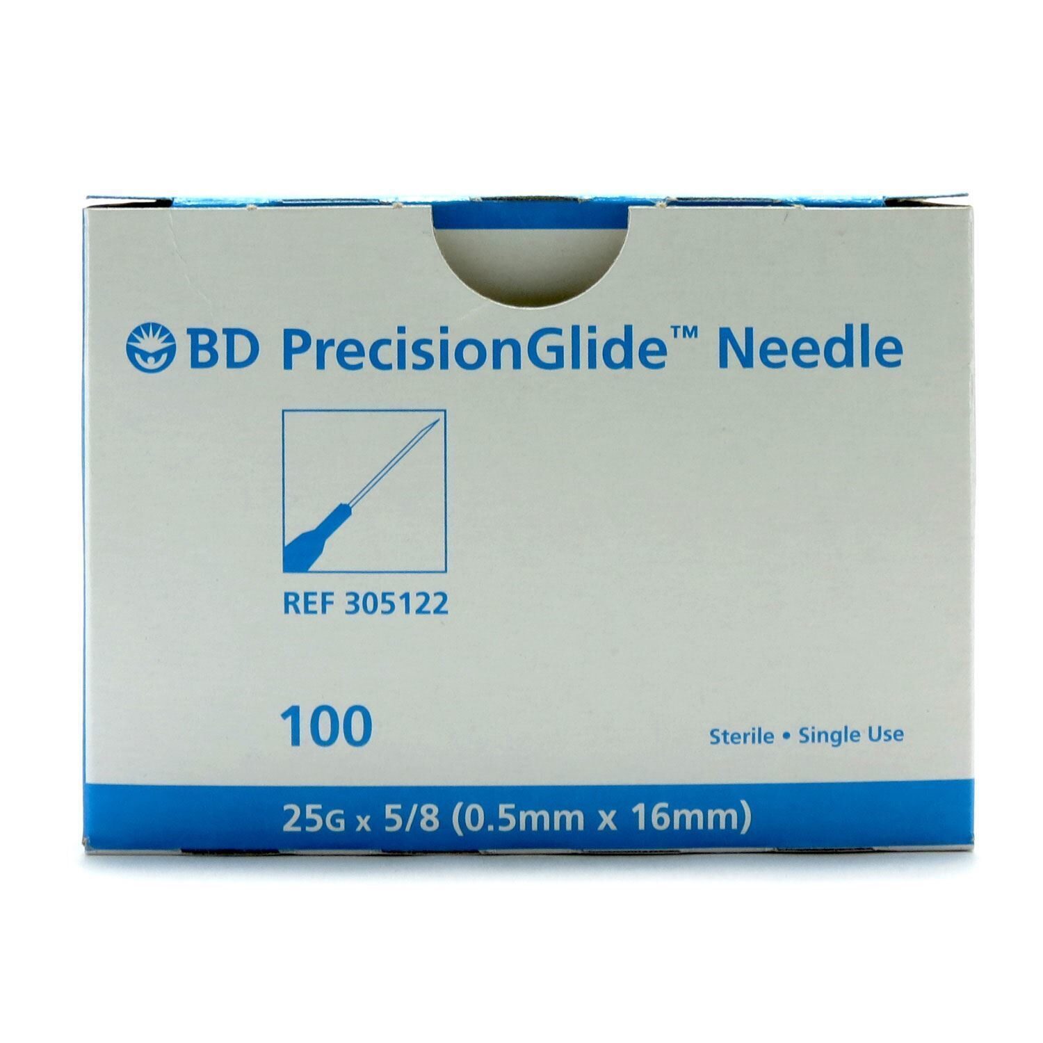 Disposable Needle, BD PrecisionGlide™ Regular Bevel, Sterile, Box | McGuff