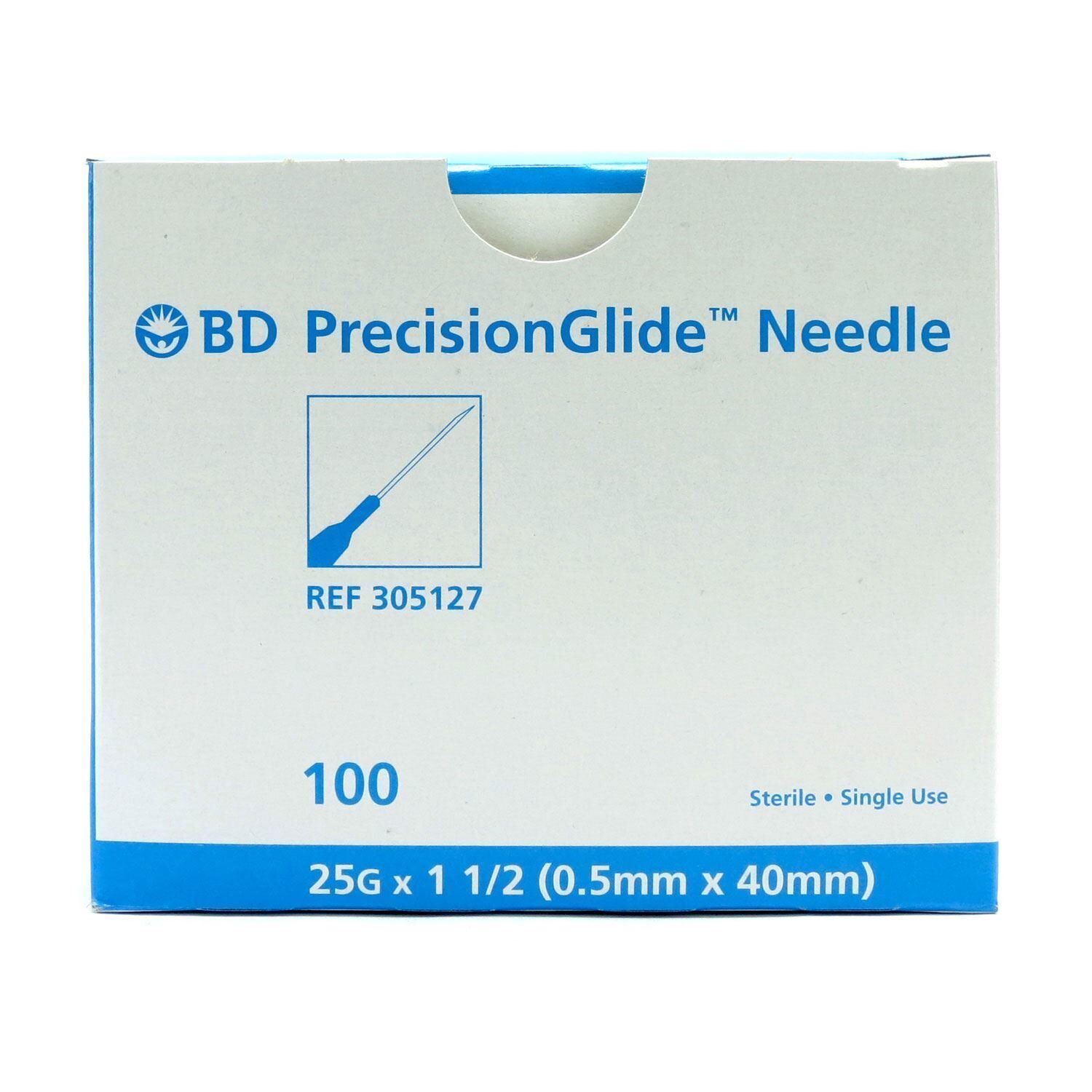 Disposable Needle, BD PrecisionGlide™ Regular Bevel, Sterile, Box | McGuff