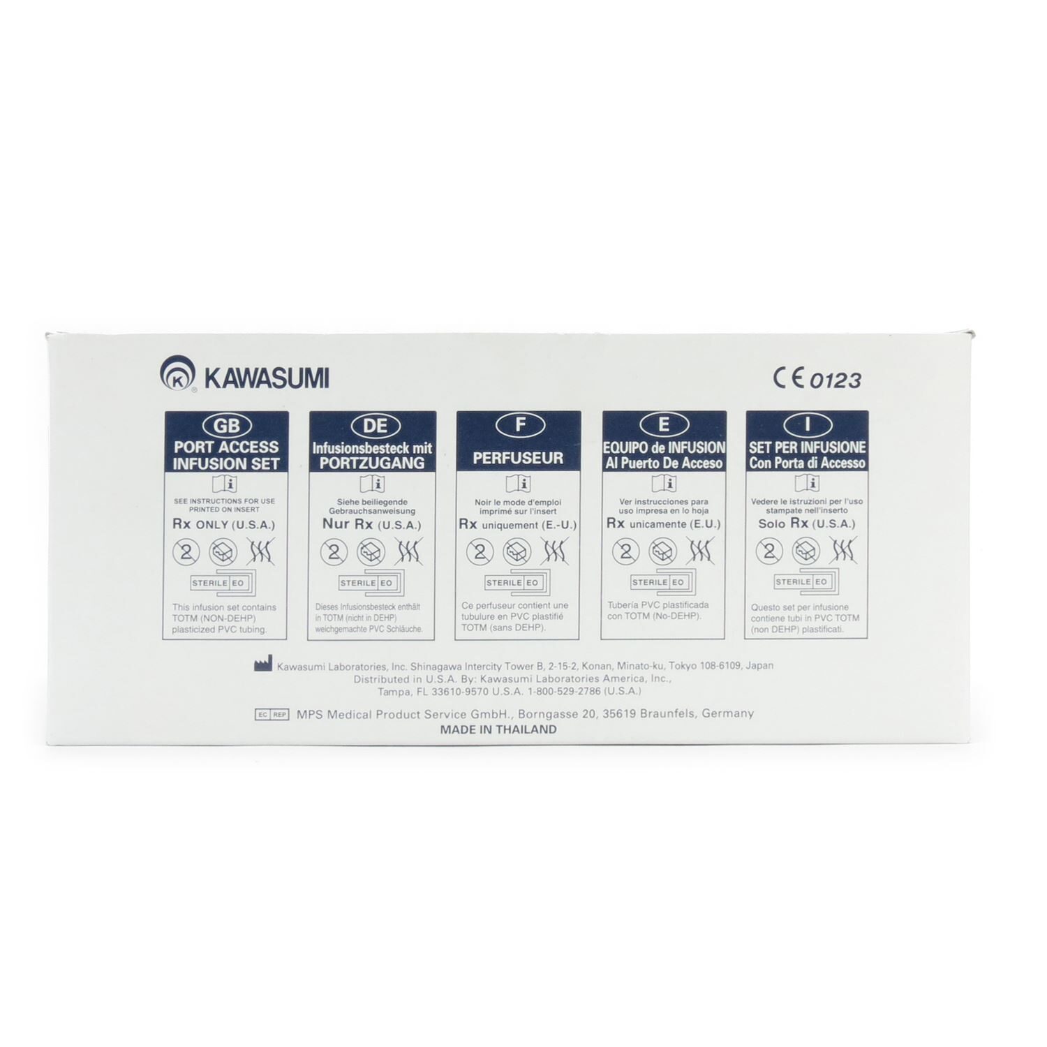 Kawasumi Huber Infusion Set, Standard | McGuff
