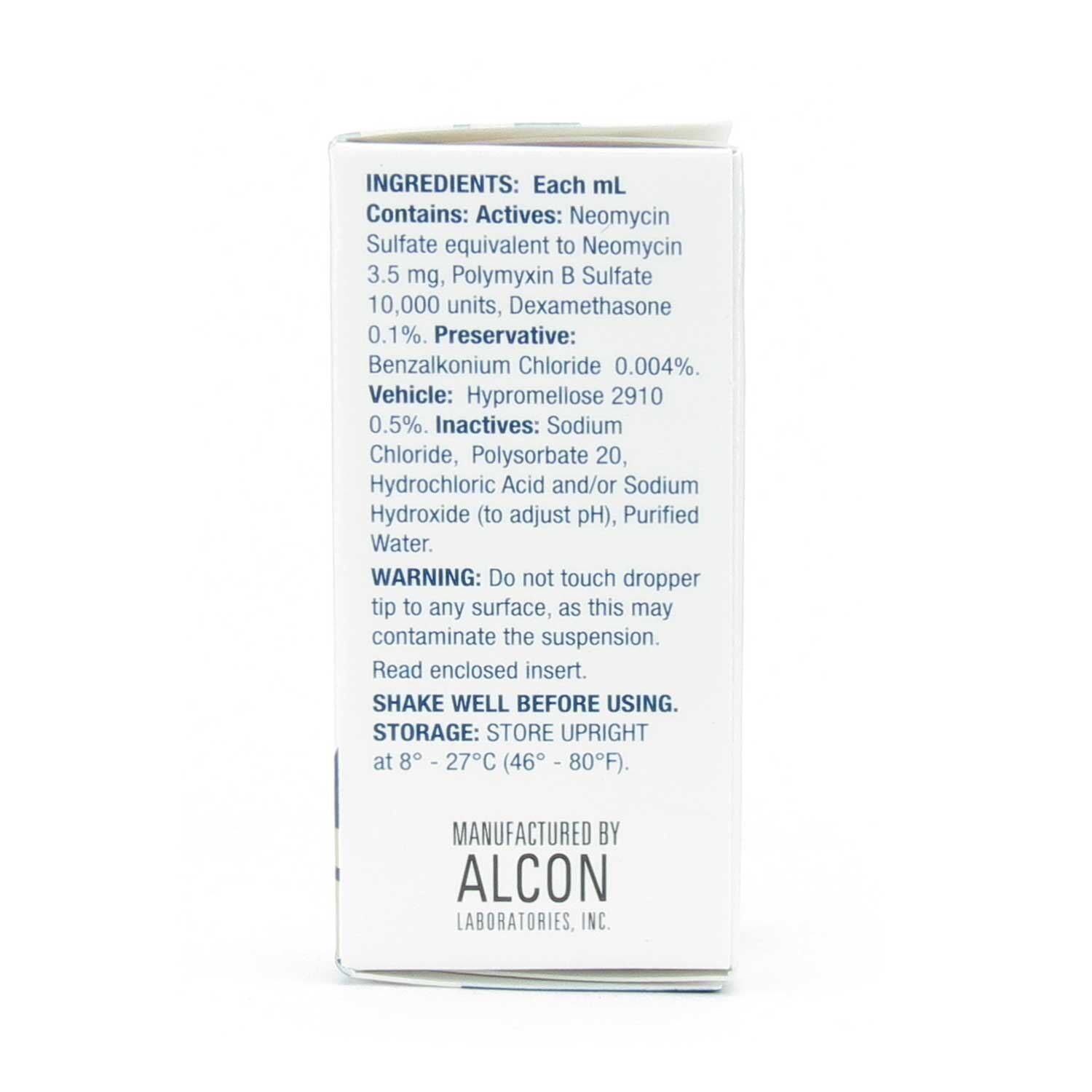 Neomycin/Poly-B/Dex, Ophthalmic Drops, 5mL Bottle | McGuff