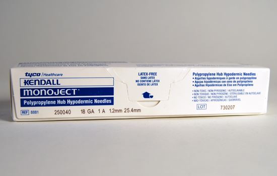 Monoject® Hypodermic Needles, Polypropylene Hub, 100/Box | McGuff