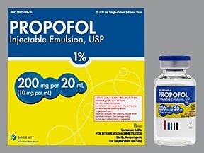 Propofol, 10mg/mL, SDV, 20mL, 25 Vials/Tray | McGuff