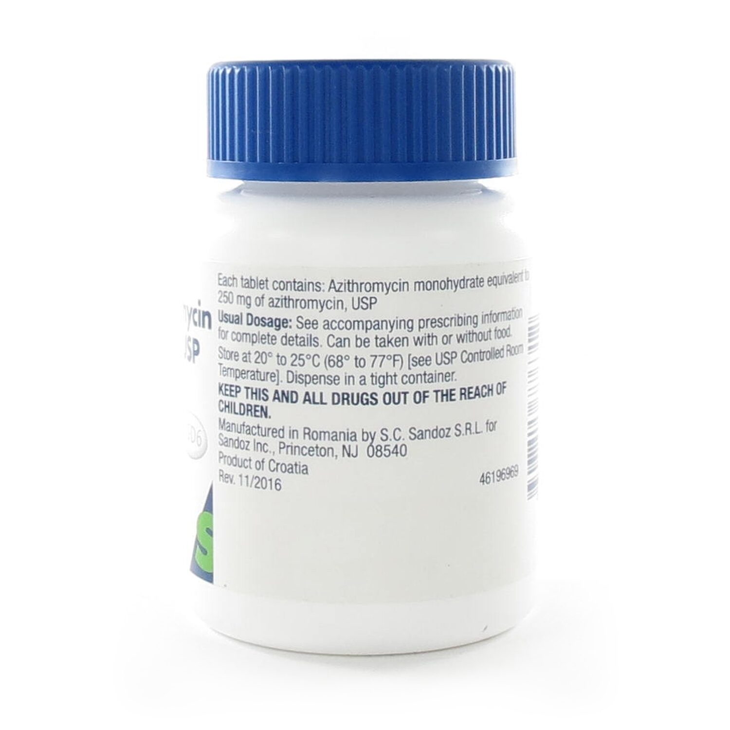 Azithromycin 250mg Tablets 30/Bottle | McGuff