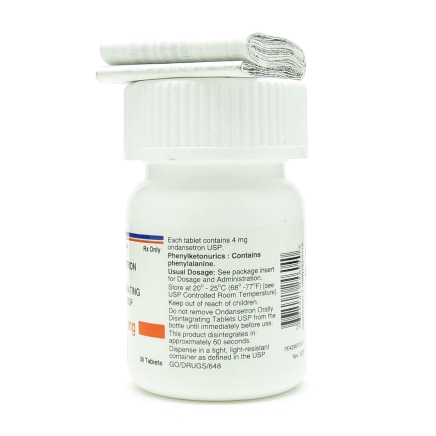 Ondansetron ODT, 4mg Tablets, 30/Bottle | McGuff