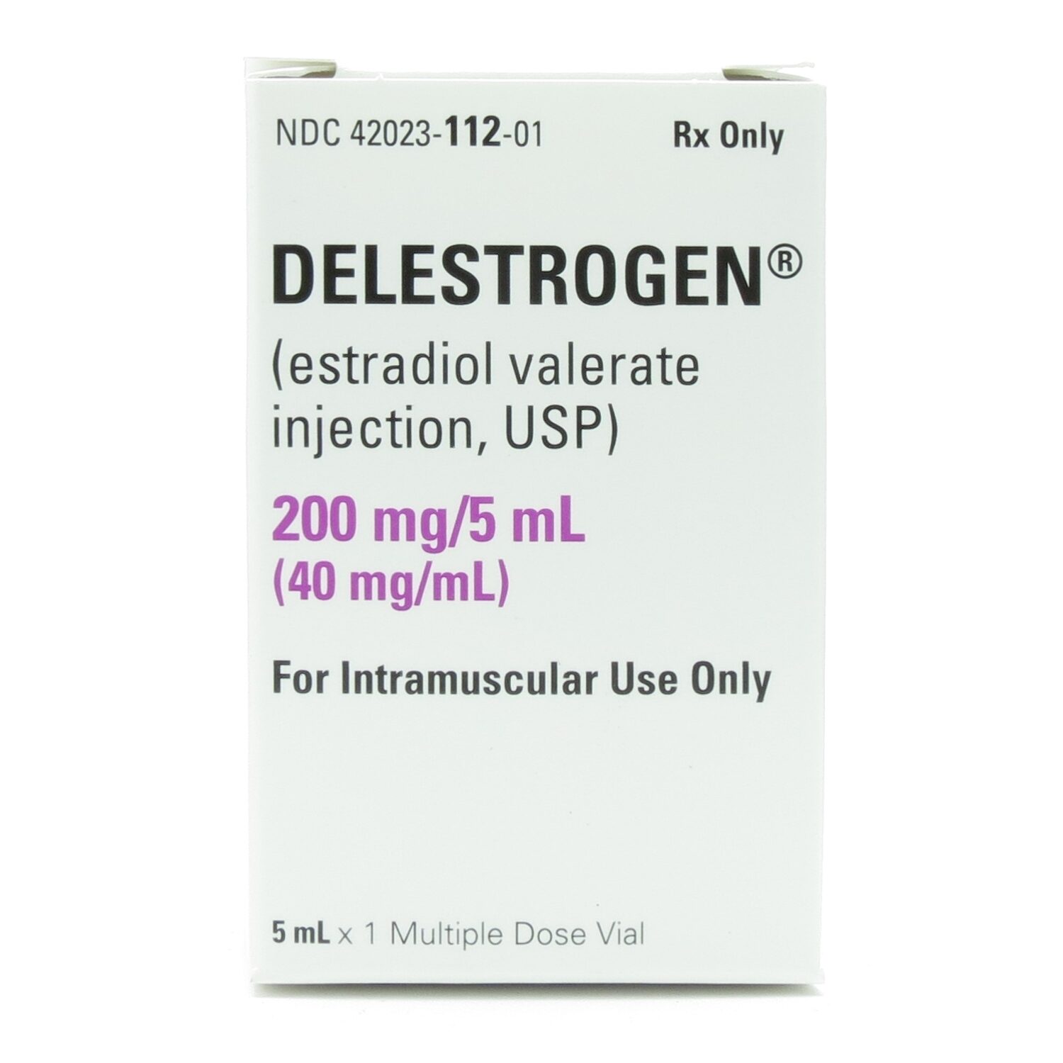 Delestrogen® Estradiol Valerate Injection 40 mg/mL, Multi Dose Vial 5 ...