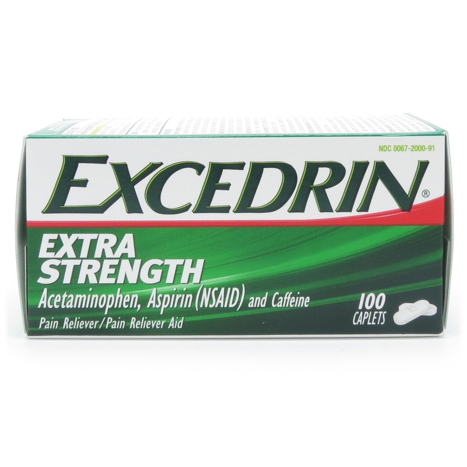Excedrin® Extra Strength, 500mg, 100 Caplets/Bottle | McGuff