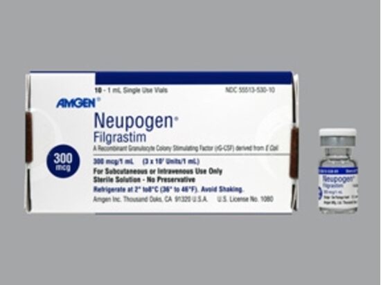 NEUPOGEN® (Filgrastim), 300mcg/mL, SDV, Non-Returnable, 1mL/Vial ...