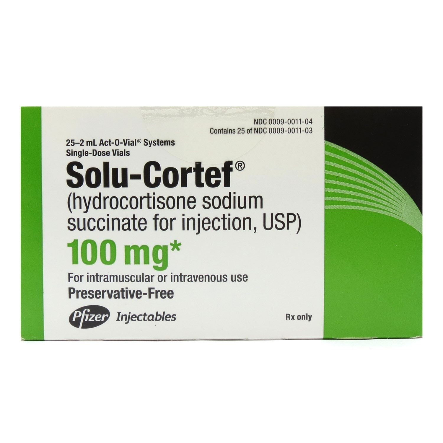 Solu-Cortef® (Hydrocortisone Sodium Succinate), Act-O-Vial®, SDV Vial ...