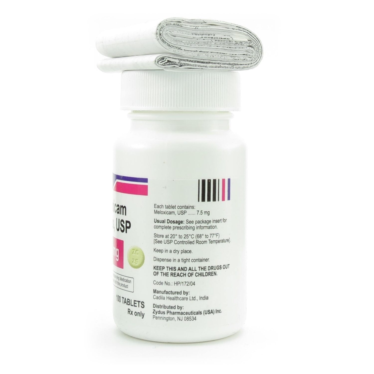 Meloxicam, 7.5mg Tablets, 100/Bottle | McGuff