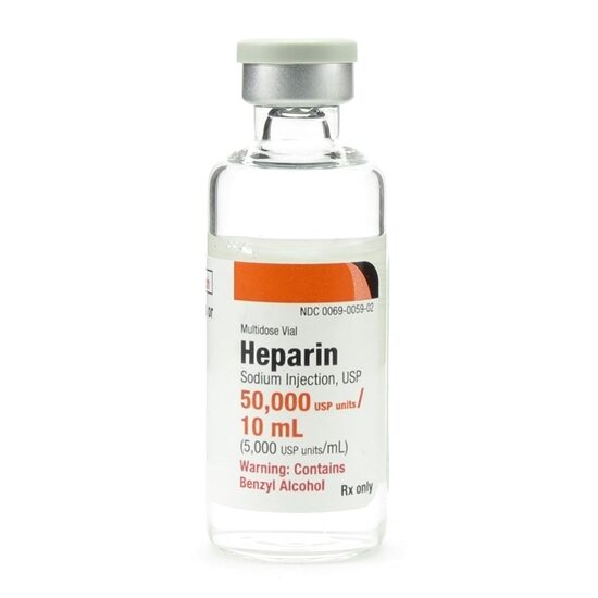 Heparin Sodium, 5,000U/mL, MDV 10mL Vial | McGuff Heparin Sodium, 5,000U/mL, MDV 10mL Vial | McGuff
