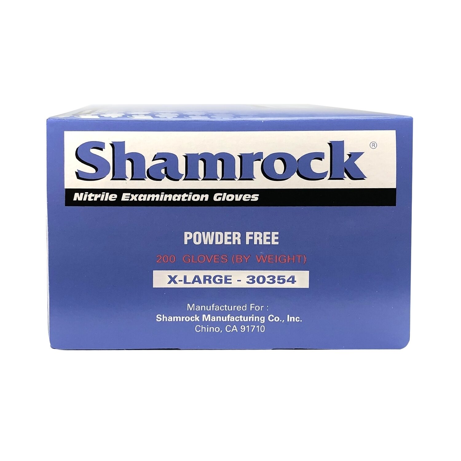Shamrock SUPREME Exam Gloves Blue, 100/Box | McGuff