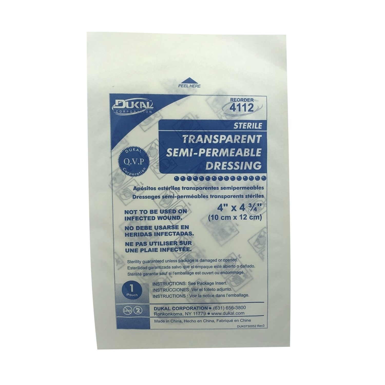 Transparent Dressings, Sterile, Semi-Permeable, Latex-Free | McGuff