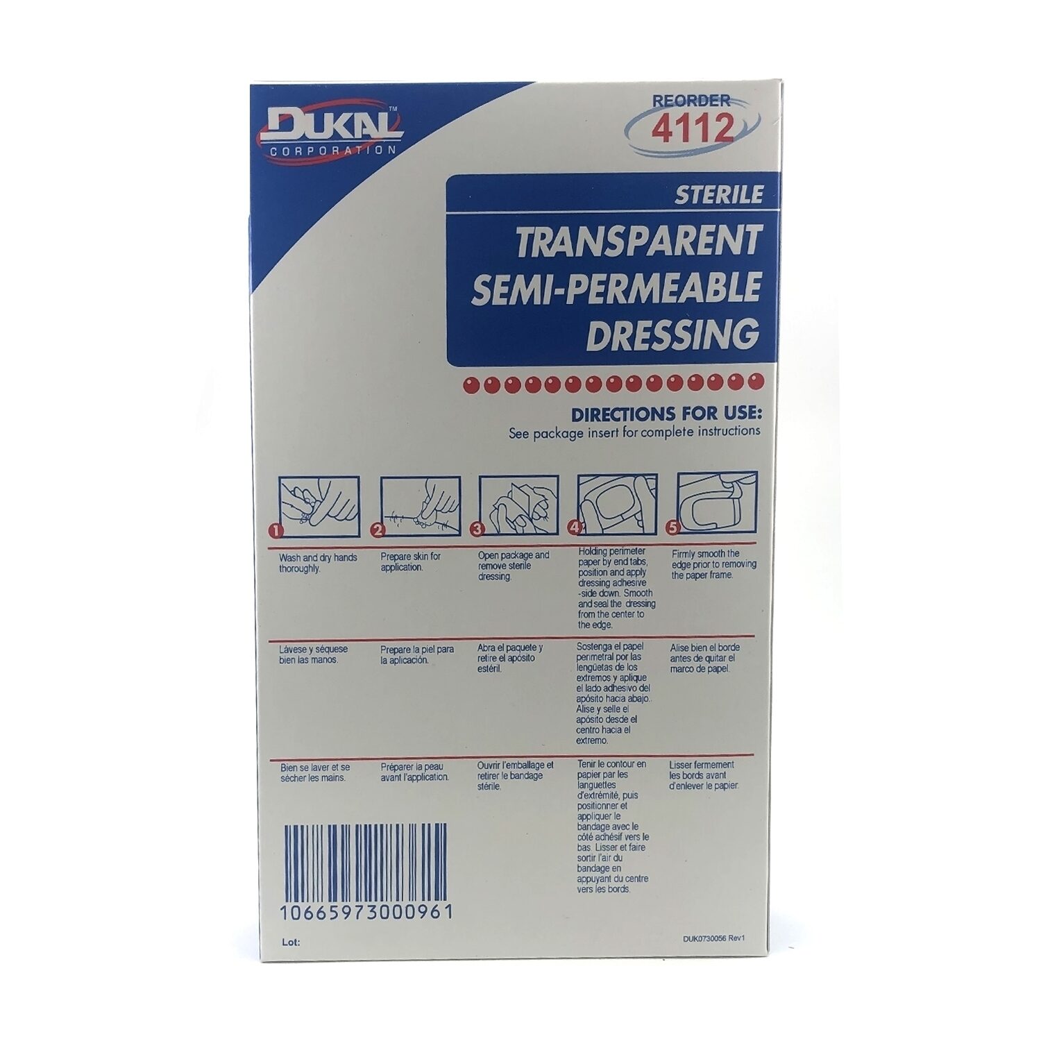 Transparent Dressings, Sterile, Semi-Permeable, Latex-Free | McGuff