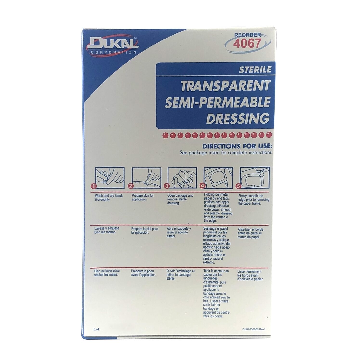 Transparent Dressings, Sterile, Semi-Permeable, Latex-Free | McGuff
