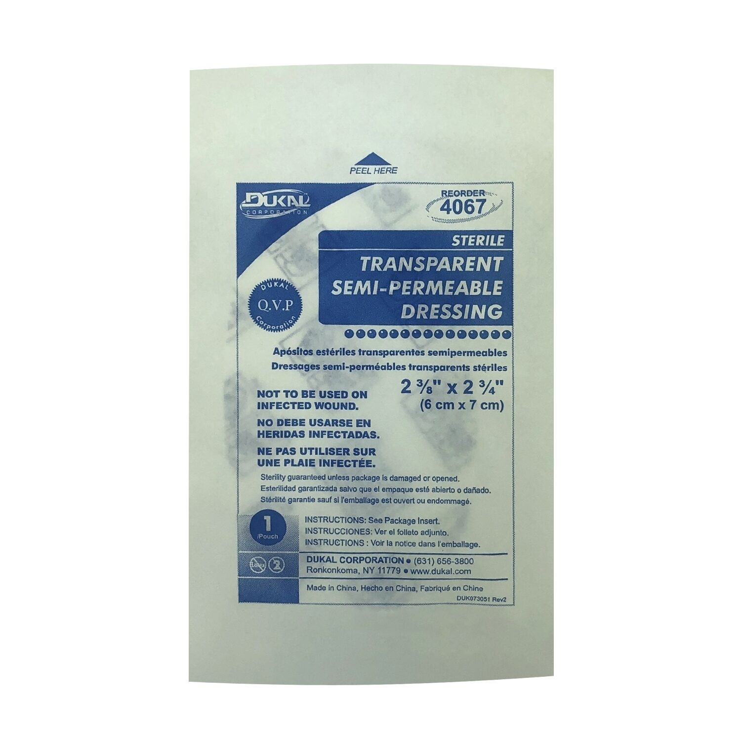 Transparent Dressings, Sterile, Semi-Permeable, Latex-Free | McGuff