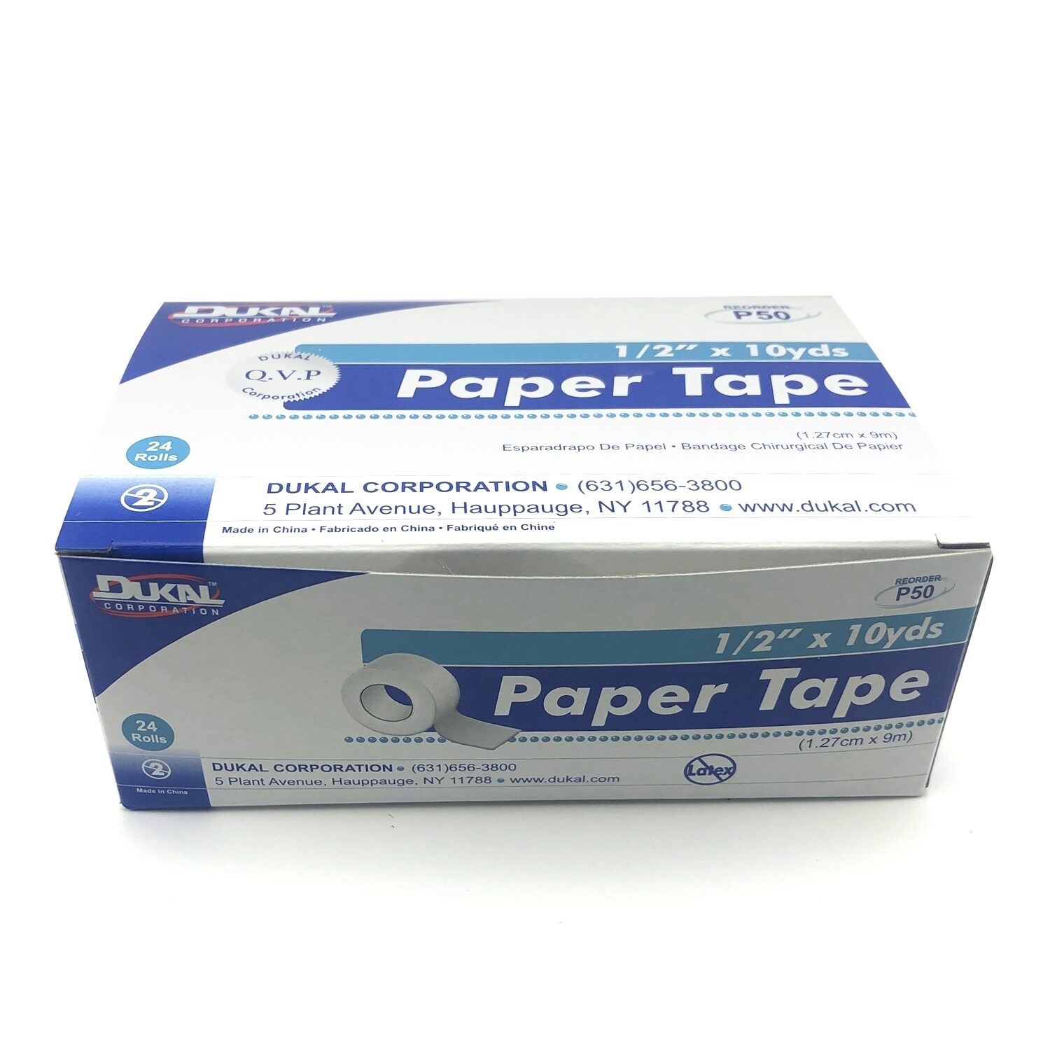 Tape, Paper, 10 yds, Box | McGuff