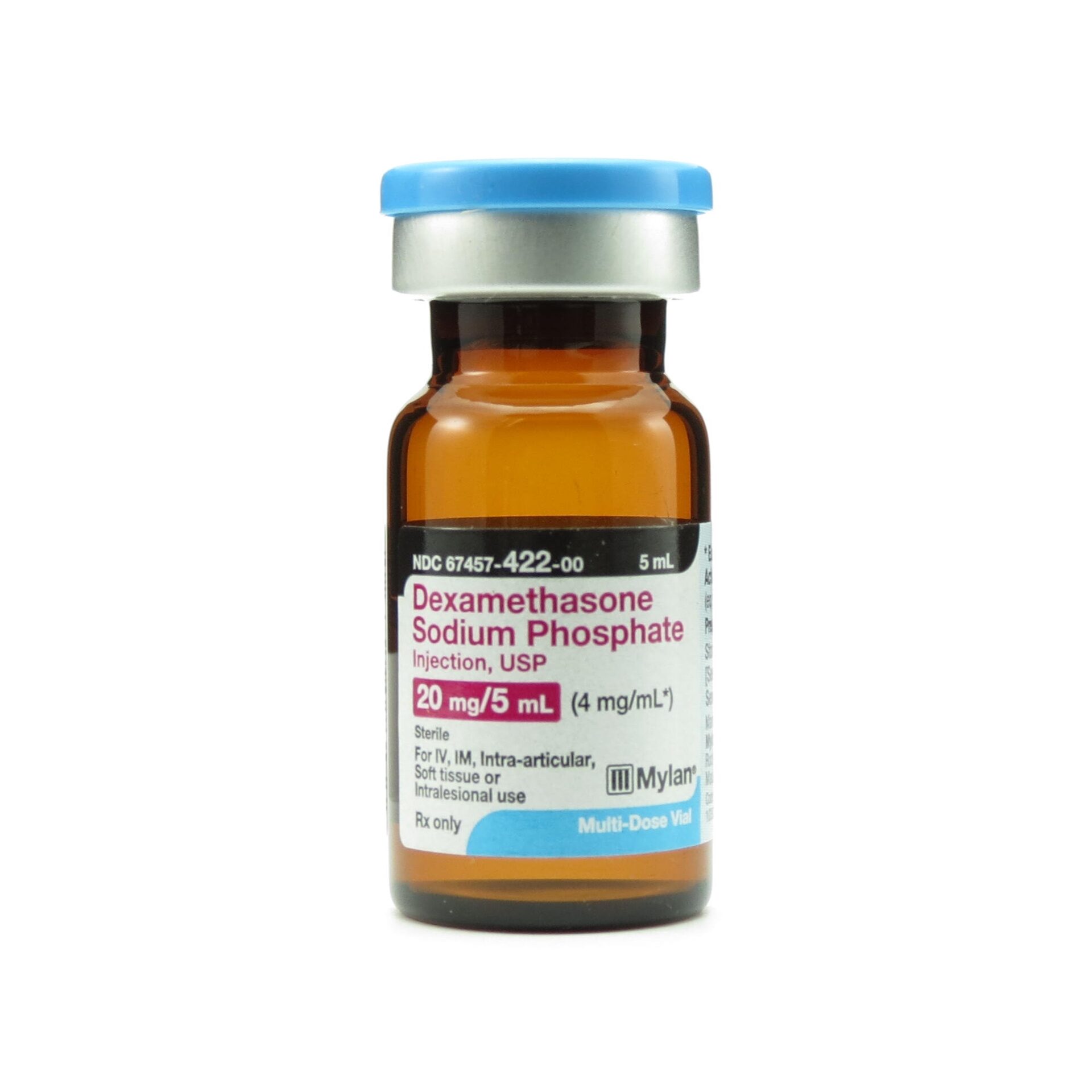 Dexamethasone Sodium Phosphate Injection 4 mg/mL, Multiple Dose Vial 5 mL | McGuff