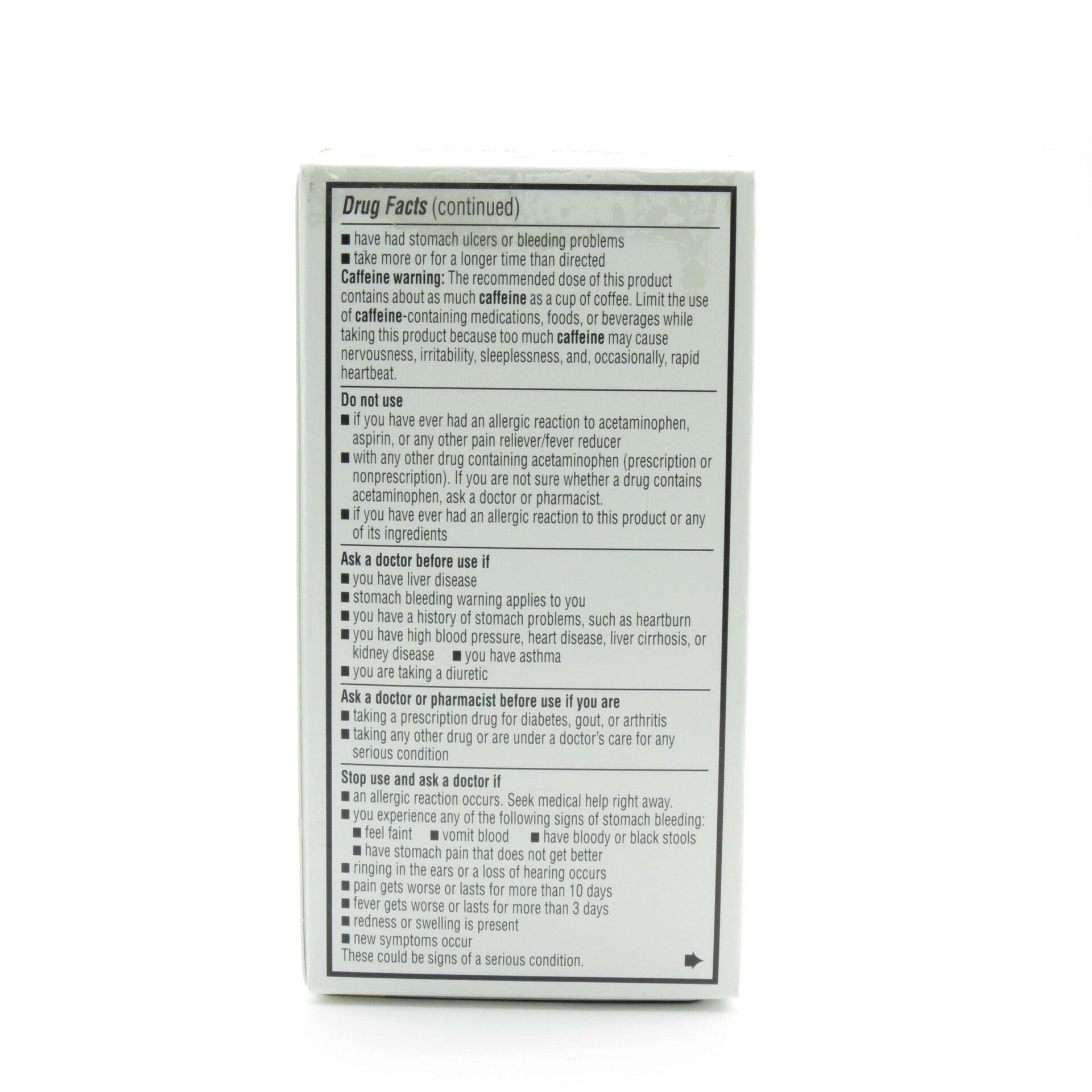 Pain Reliever Plus (Generic Excedrin), Tablets 100/Bottle | McGuff