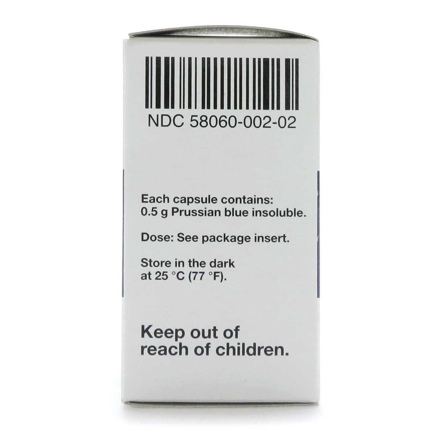 Radiogardase® (Prussian Blue), 0.5gram, 36 Capsules/Bottle | McGuff