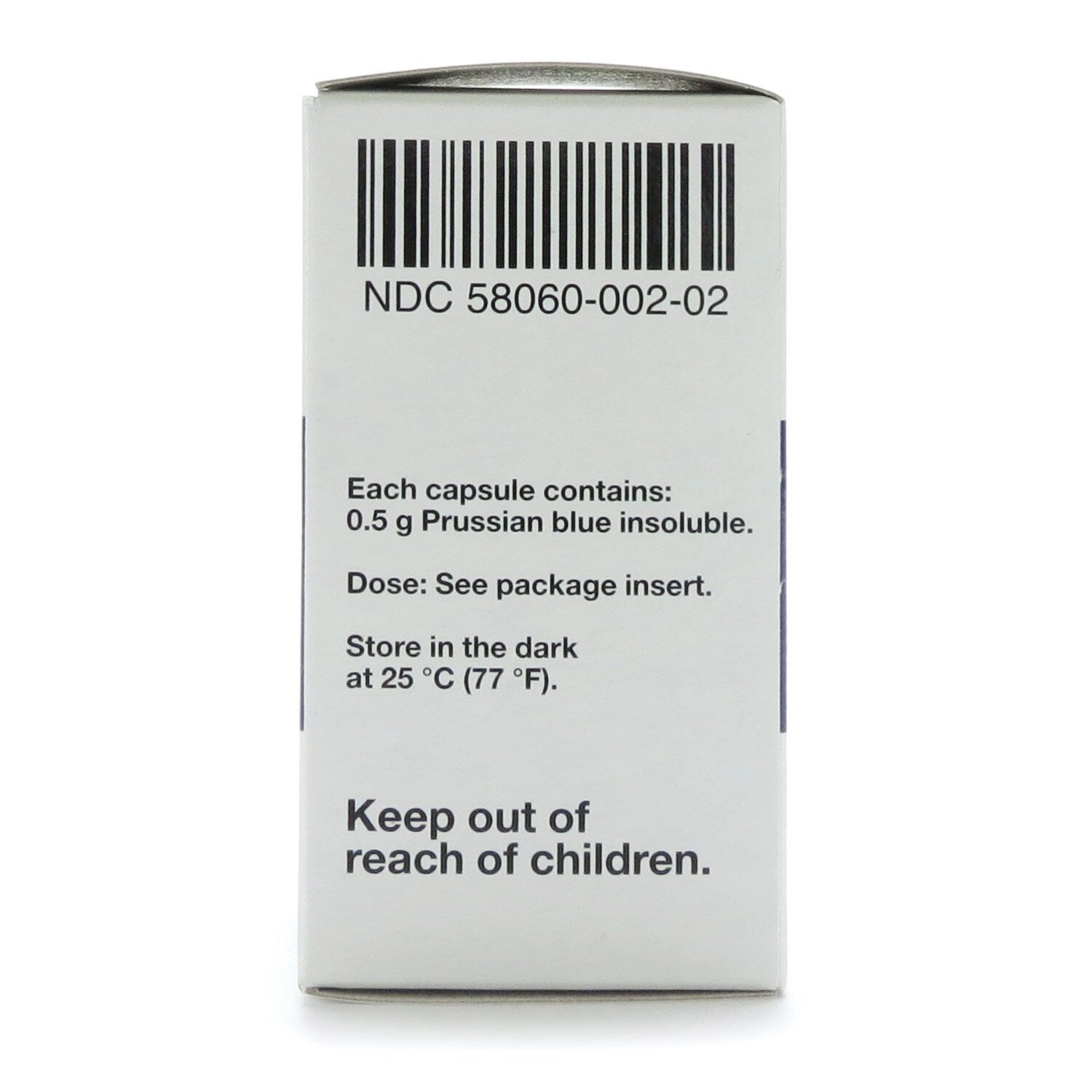 Radiogardase® Prussian Blue Insoluble Capsules 0.5 g Capsules, 36 Count ...