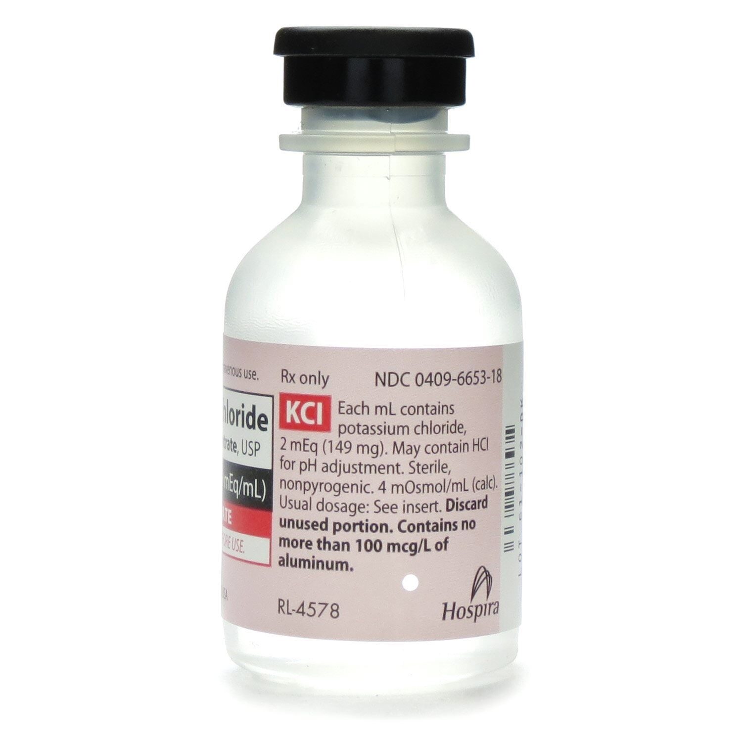 Potassium Chloride Injection 2 mEq/mL, Single Dose Vial 20 mL | McGuff