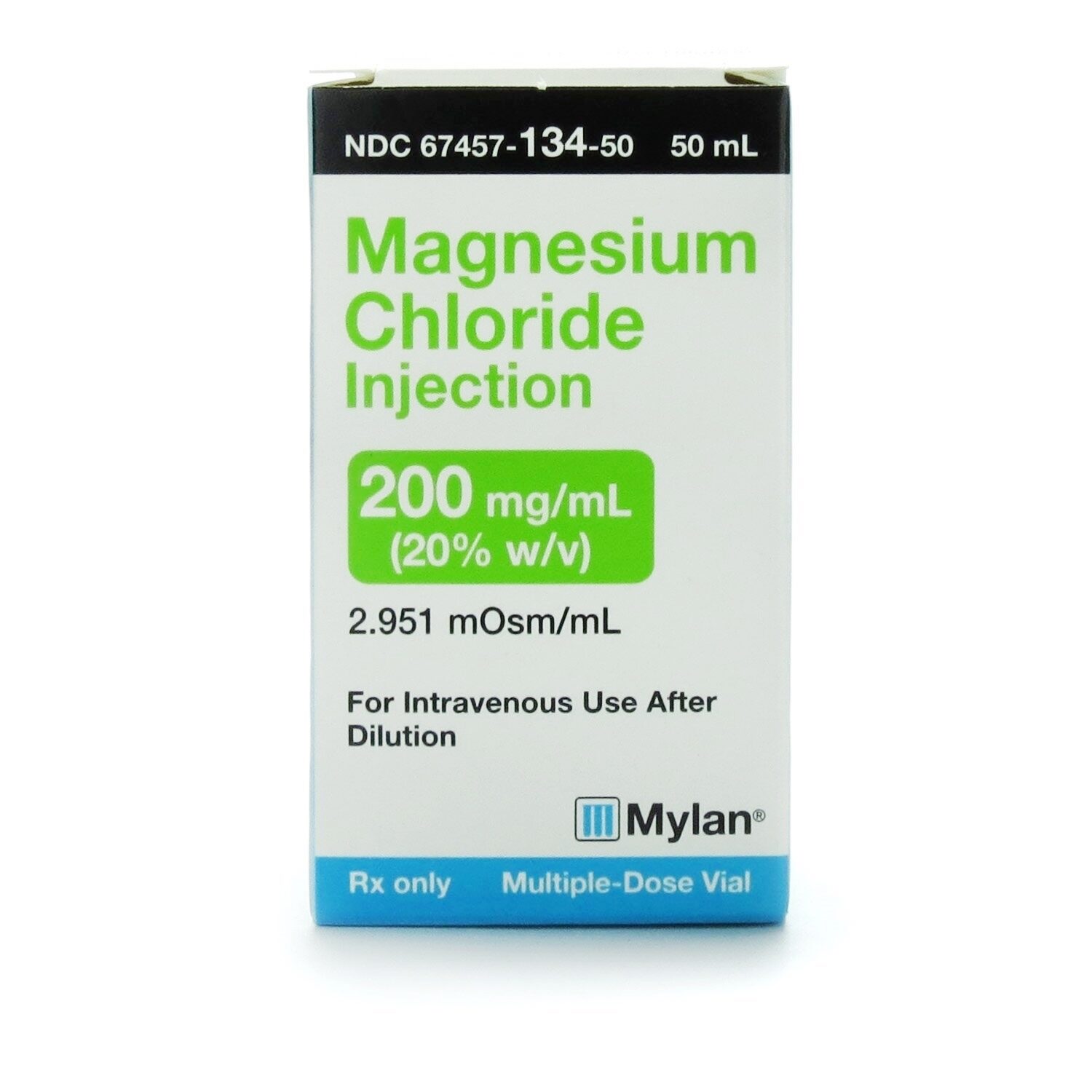 Magnesium Chloride 200mg/mL Injection 50mL Vial | McGuff
