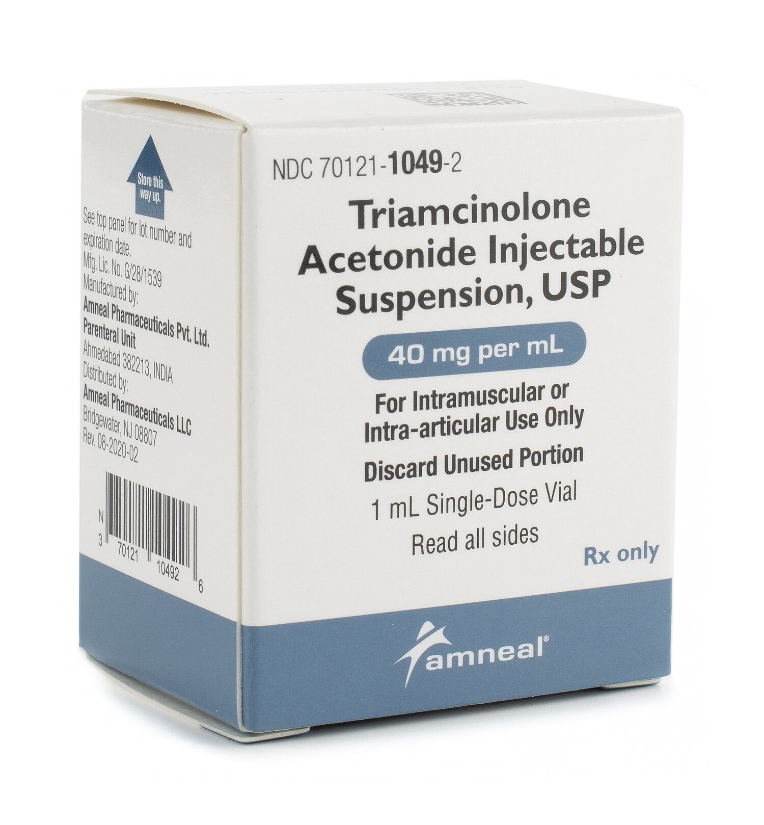 Triamcinolone Acetonide (Kenalog) 40mg/mL Injection | McGuff