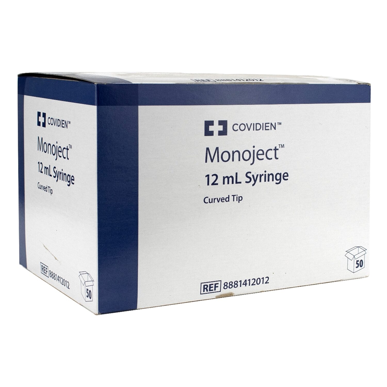 12cc Syringe, Curved Tip, Sterile, Monoject™, 50/Box | McGuff