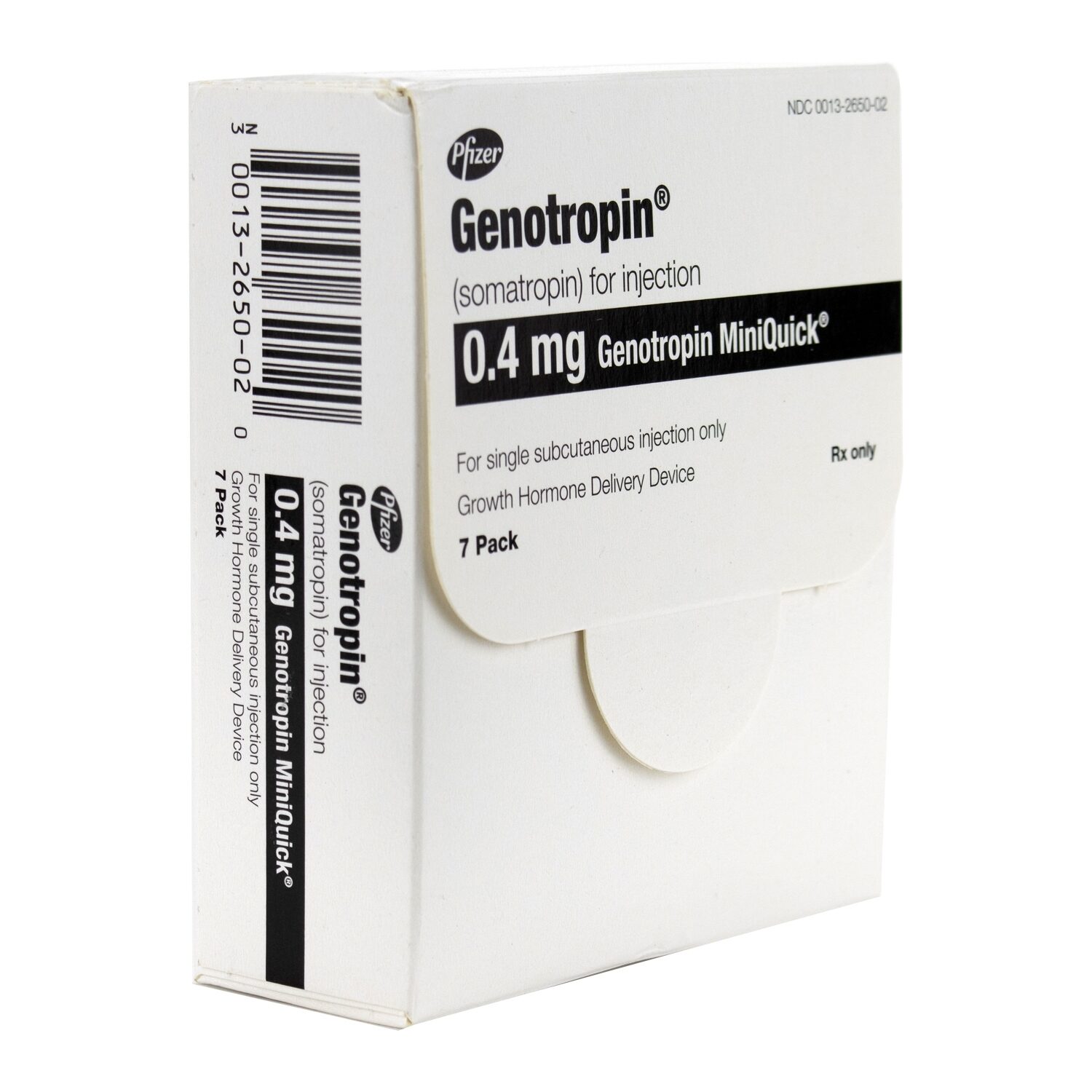 Genotropin, MiniQuick, HGH 0.4mg Syringe, 7/Box | McGuff
