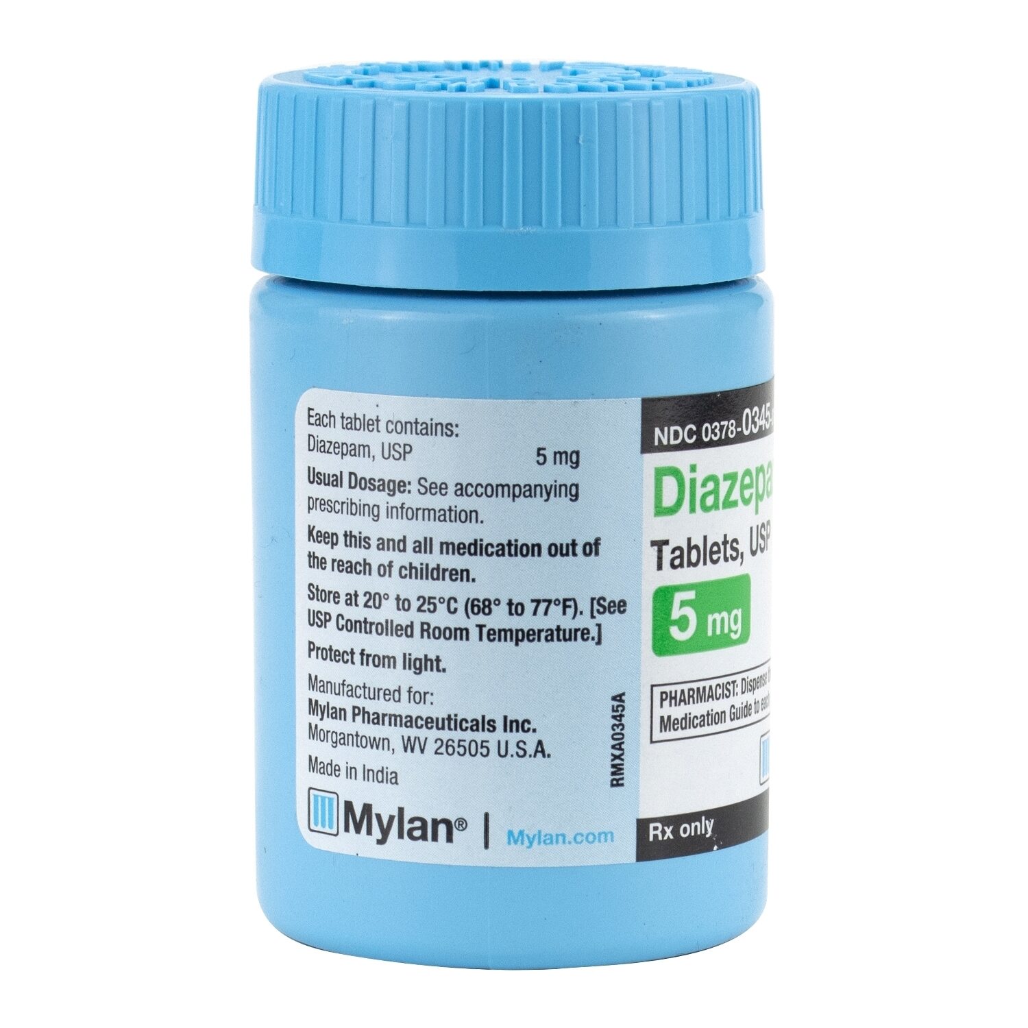 Diazepam 5 mg Tablet, 100 Count | McGuff