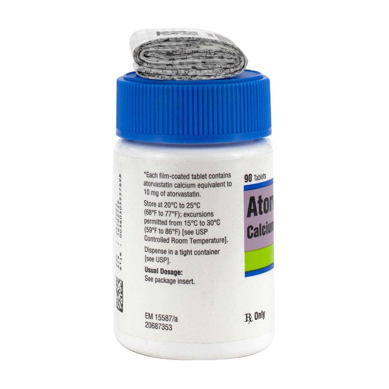 Atorvastatin Calcium, 10mg, 90 Tablets/Bottle | McGuff