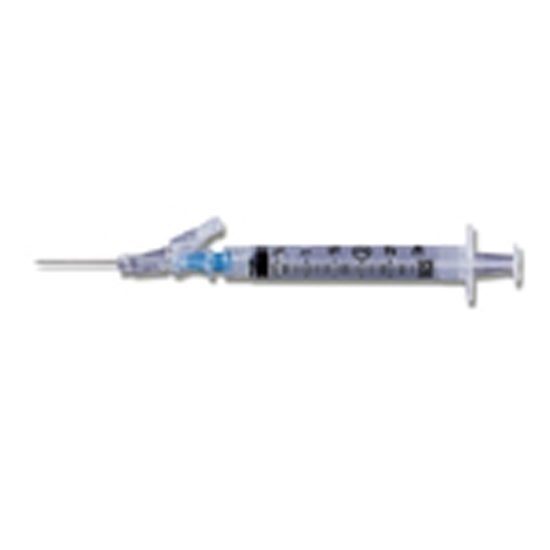 BD SafetyGlide™ Safety Hypodermic Syringe With Needle, 50/Box | McGuff