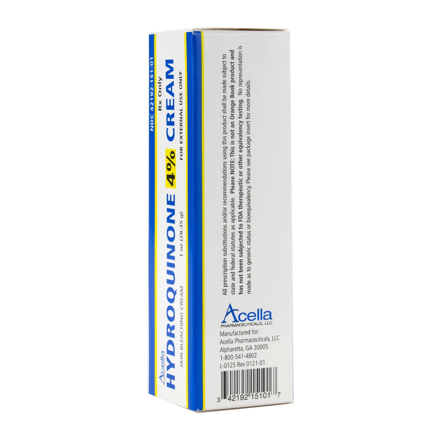 Hydroquinone 4% Cream 1 oz | McGuff