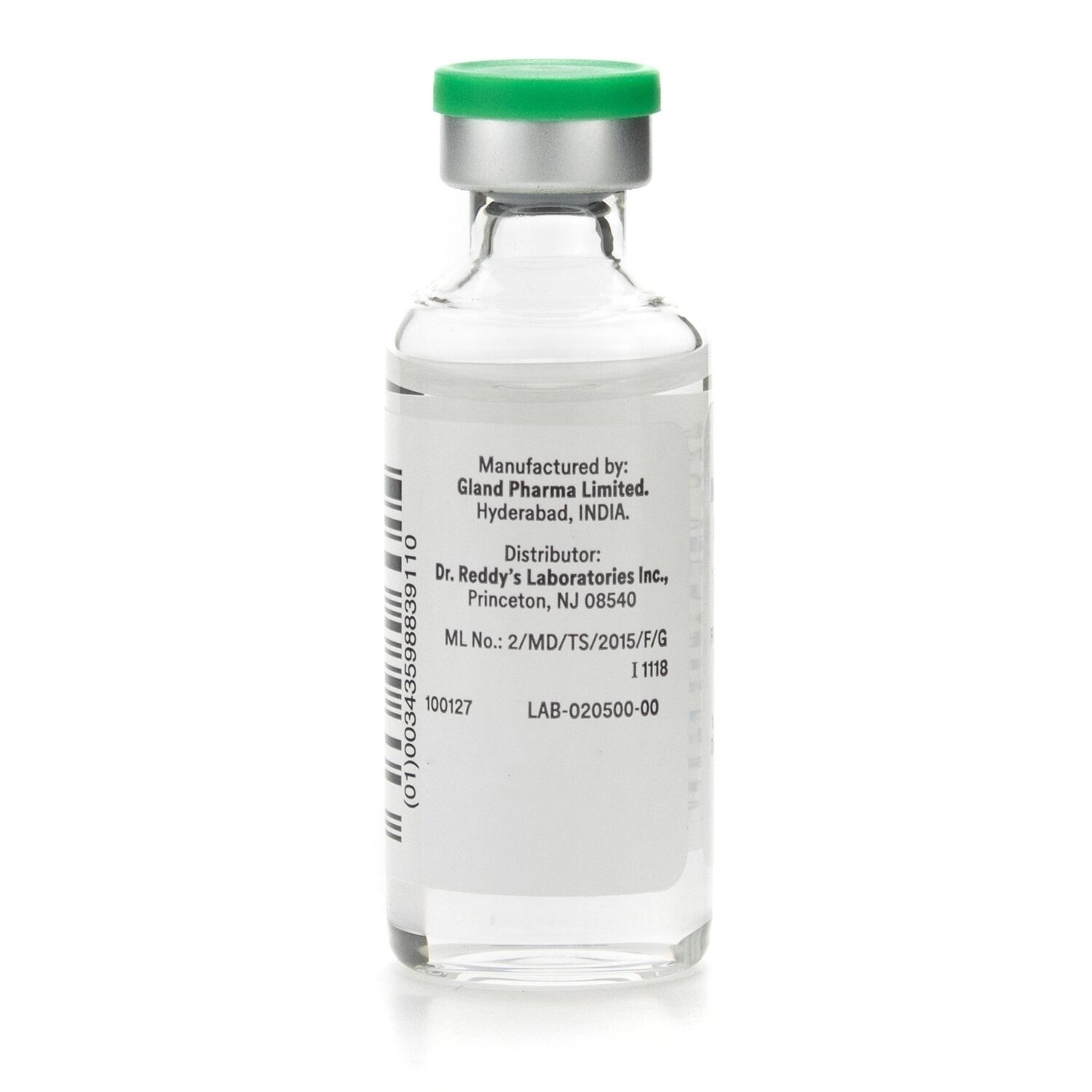 Methocarbamol Injection, USP, 100mg/mL SDV 10mL/vial, 10 vials/Tray ...