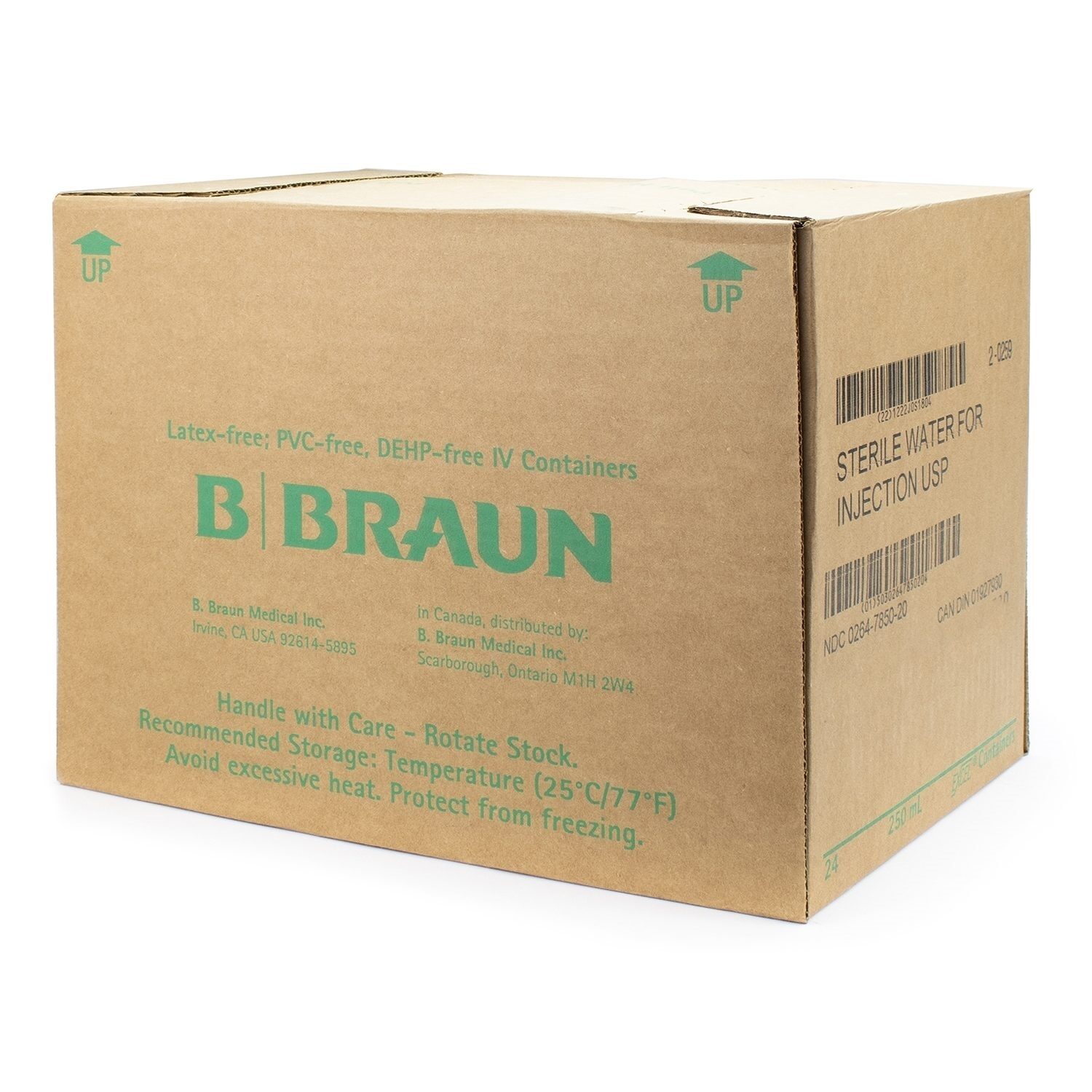 Sterile Water IV Solution Injection, Excel® Bag, Latex/PVC/DEPH-free ...