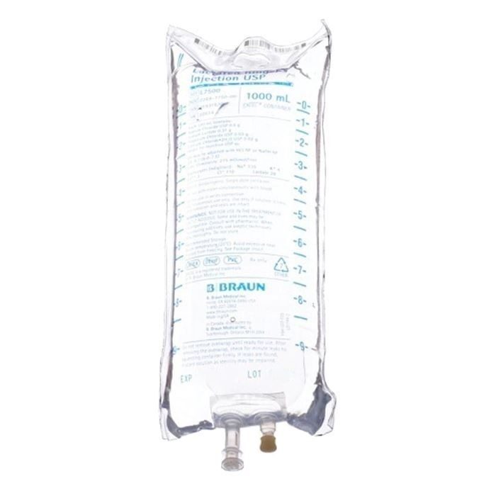 Lactated Ringer's IV Solution Injection, Excel® Bag, Latex/PVC/DEPH ...