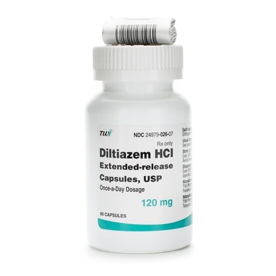 Diltiazem HCl ER, 120mg, Unit Dose 30Capsules/Bottle | McGuff