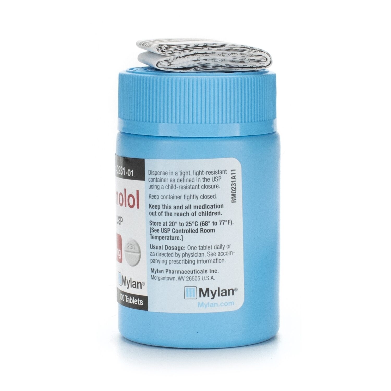 Atenolol, 50mg, 100 Tablets/Bottle | McGuff