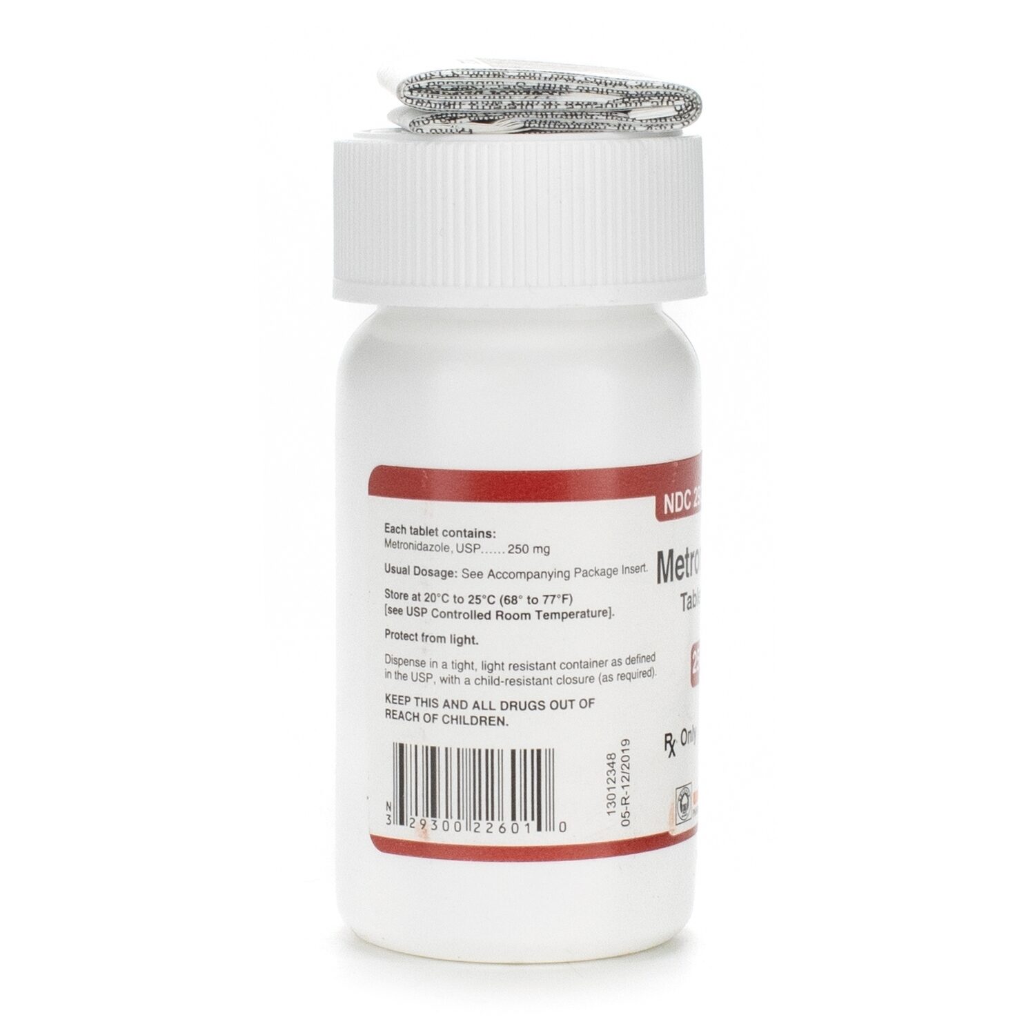 Metronidazole 250 mg Tablets, 100 Count | McGuff
