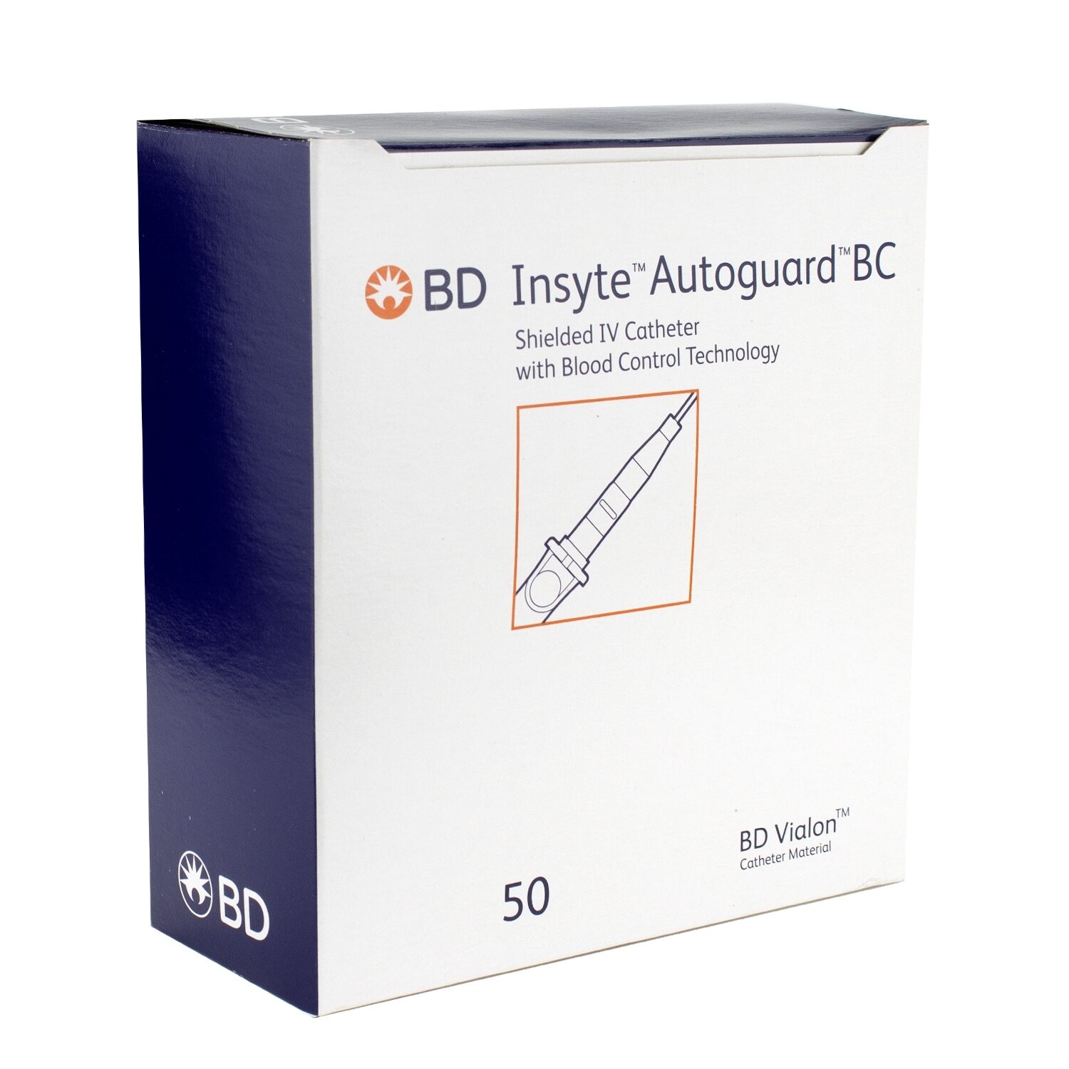 Insyte™ Autoguard™ Blood Control Peripheral IV Catheter, With Push ...