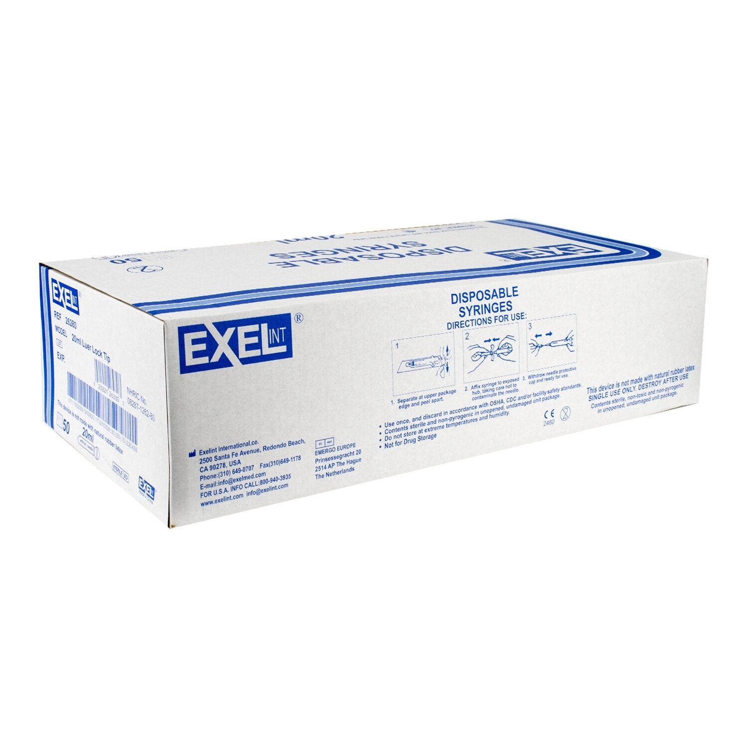 Exel Syringe with Luer Lock Tip | McGuff