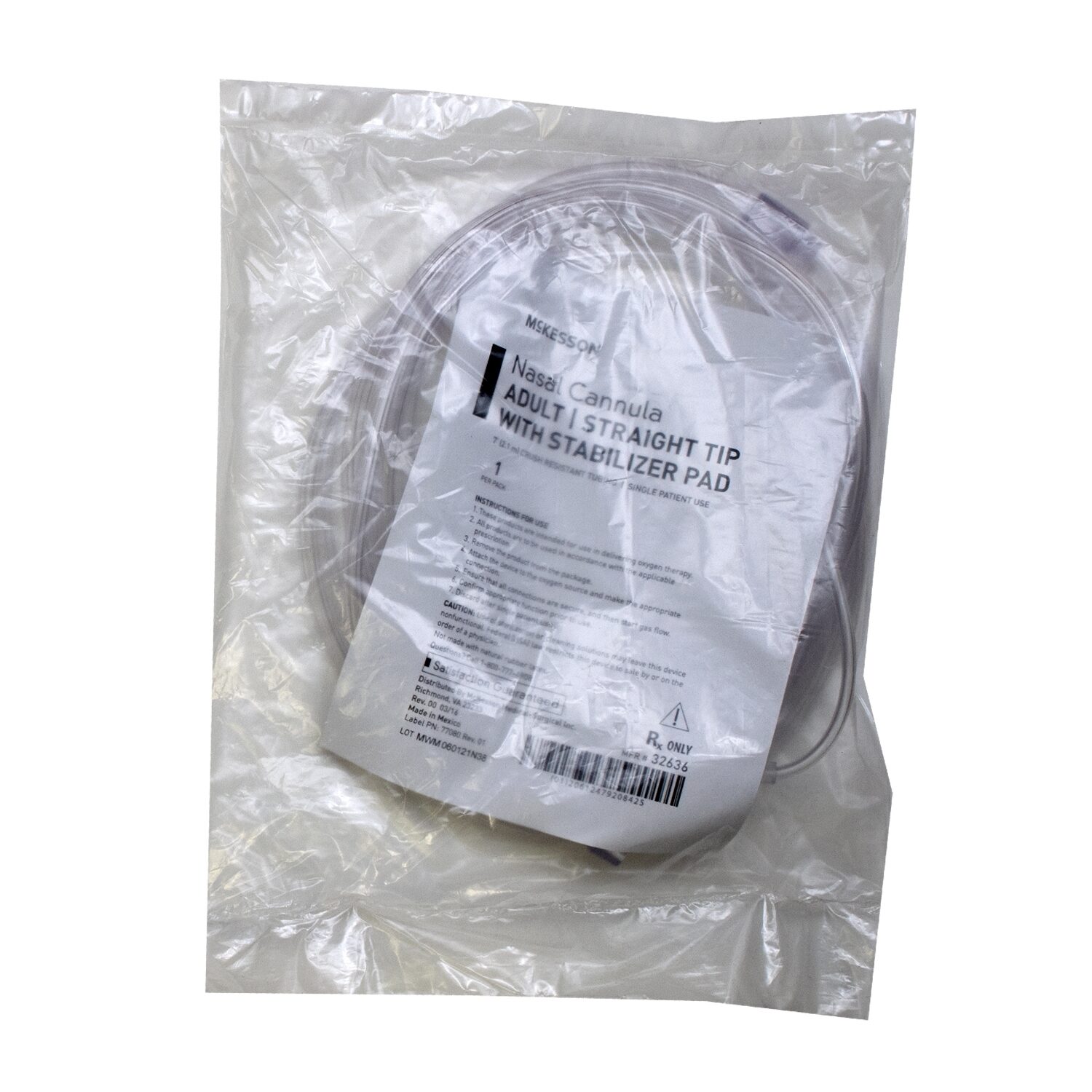 Cannula, Nasal, Over-Ear, Non-Flared Tip 7' Tubing, Each | McGuff